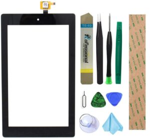 original touch screen digitizer replacement for amazon kindle fire tablet 7" 9th gen 2019 m8s26g +tools (no include lcd)