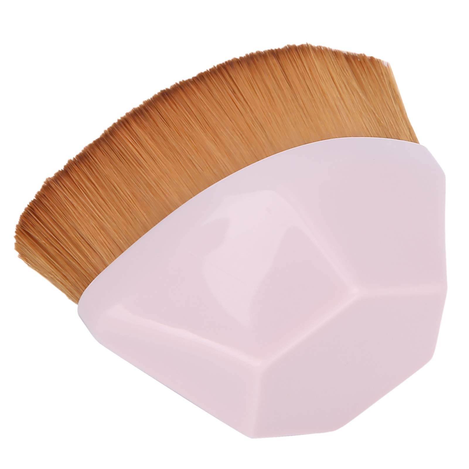 3pcs Foundation Brush Blush Brush Used for Mixing Liquids, Creams, Concealers, Easy to Carry(Pink)