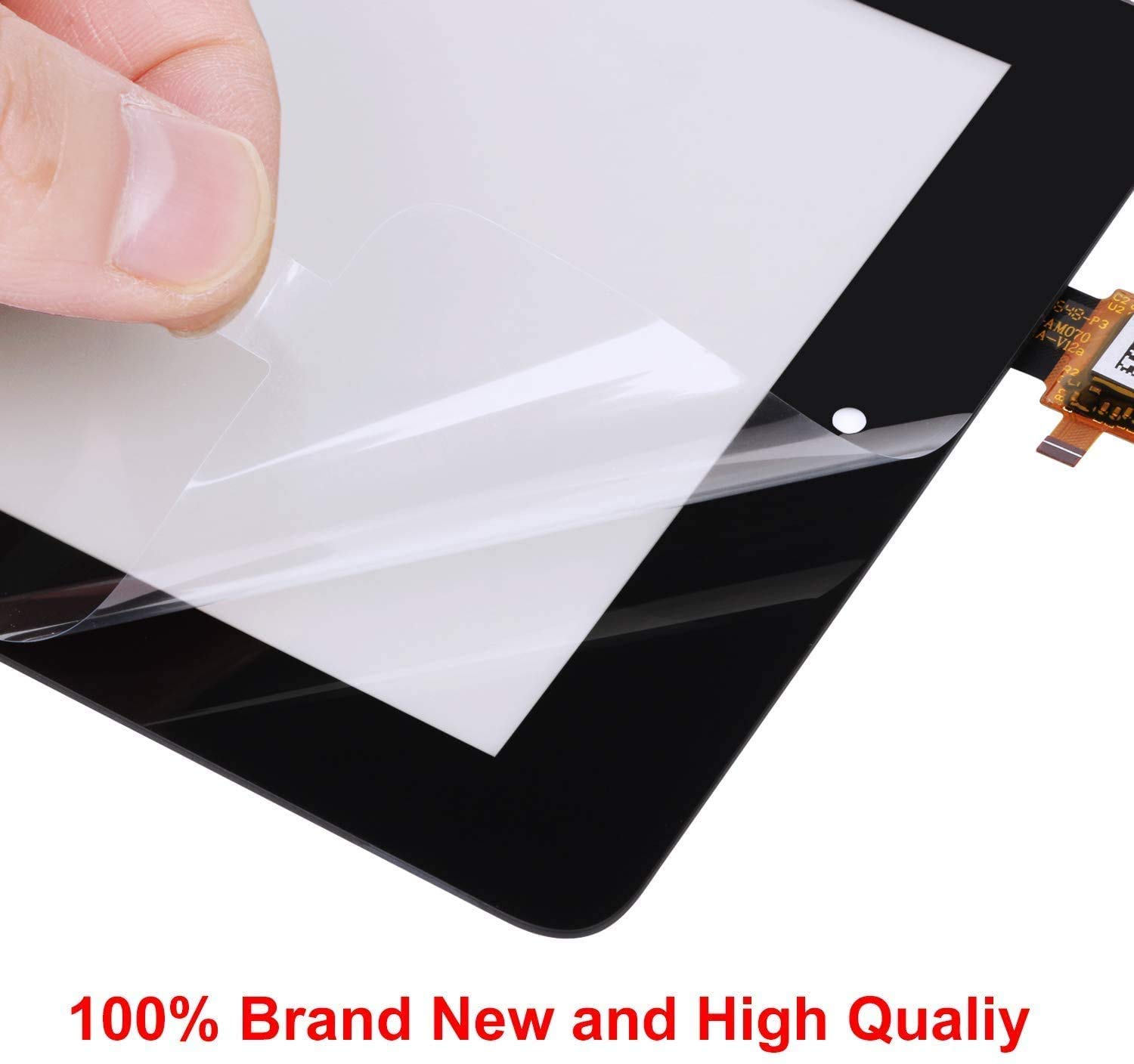 Original Touch Screen Digitizer Replacement for Amazon Kindle Fire Tablet 7" 9th Gen 2019 M8S26G +Tools (NO Include LCD)