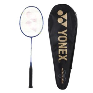 yonex graphite voltric lite 20i badminton racquet (g4, dark blue, 77 grams, 30 lbs tension)