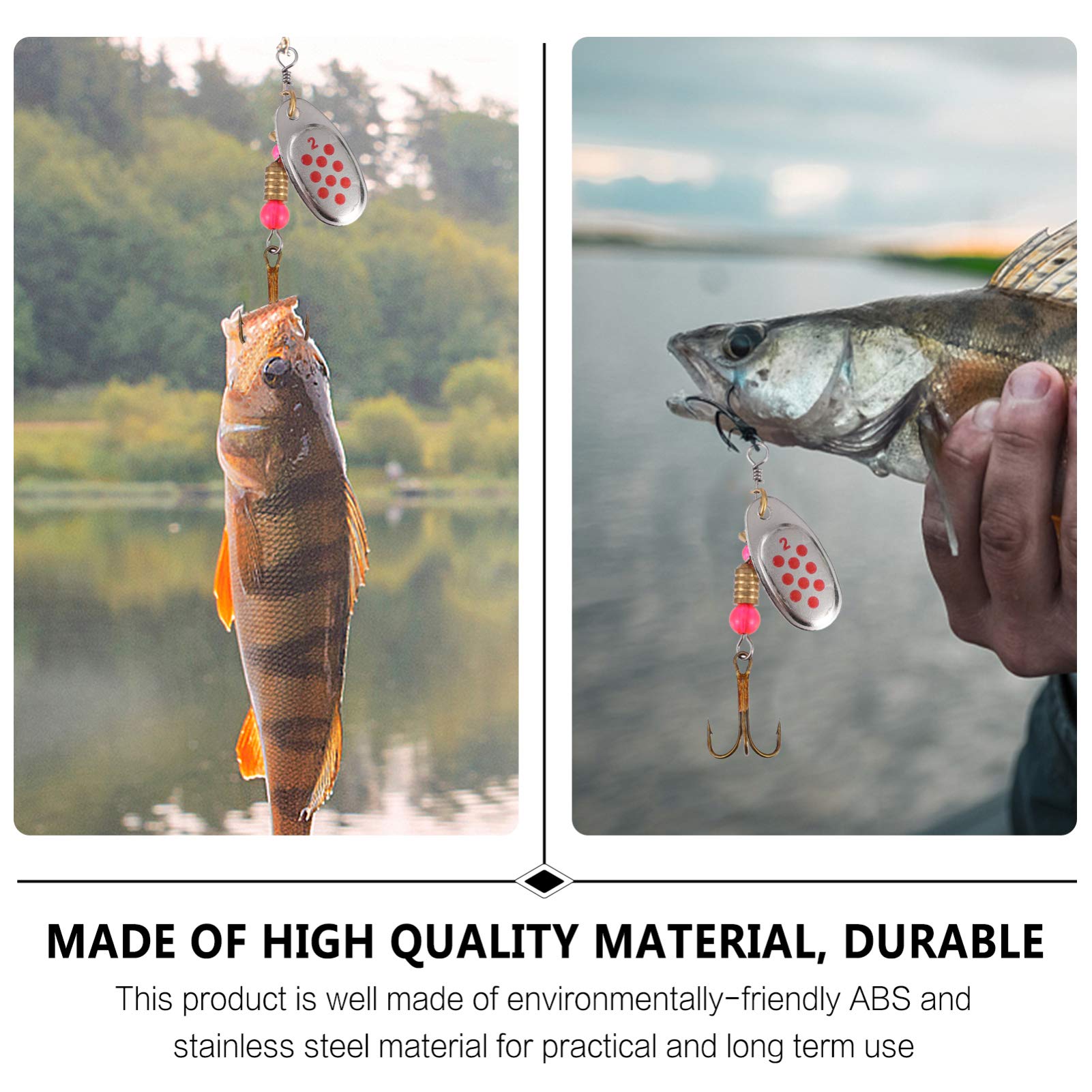 BESPORTBLE Lure Lure Baits for Fishing Metal Fishing Spoons Fishing Baits Fishing Supplies Fishing Accessories Fishing Lures Spoon Fishing Lure Bass Lures Metal Trout Lures