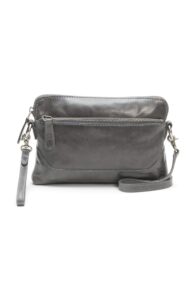 frye womens melissa wristlet crossbody, carbon, one size us