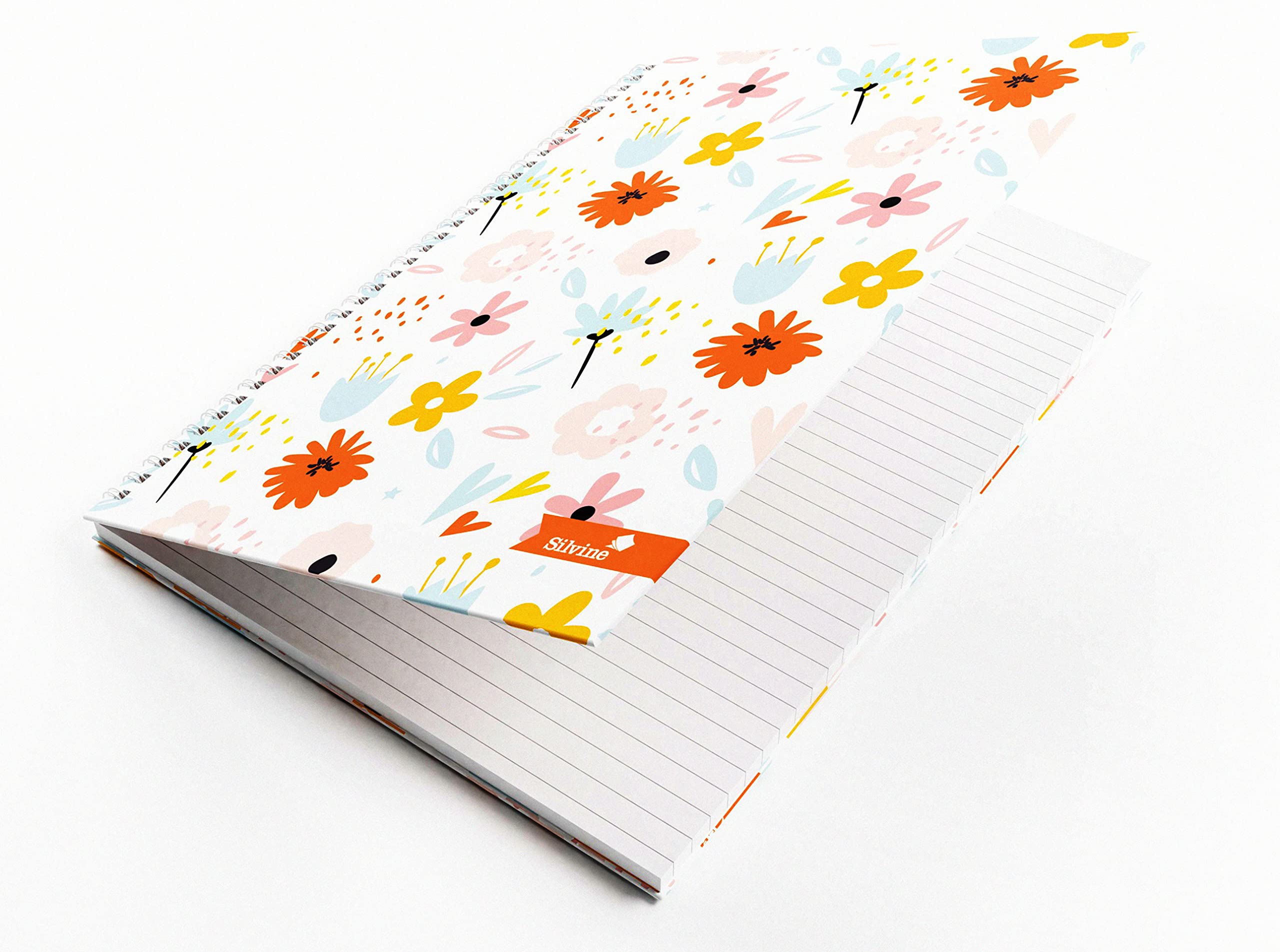 Silvine A4 Marlene West Hardback Notebook - Lined (140 Pages)