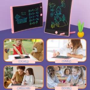 ORSEN Colorful 8.5 Inch LCD Writing Tablet for Kids, Electronic Sketch Drawing Pad Doodle Board, Toddler Travel Learning Educational Toys Activity Games Birthday Gifts for 3 4 5 6 7 8 Year Old Girls