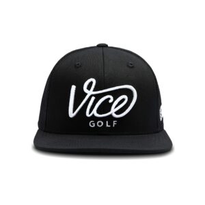 vice golf squad cap all black | golf cap | one size fits all | unisex