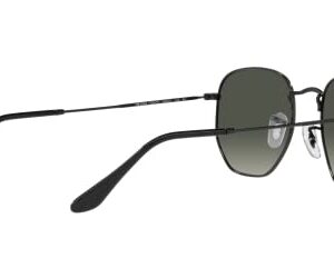 Ray-Ban RB3548 Hexagonal Sunglasses, Black/Grey Gradient, 54 mm