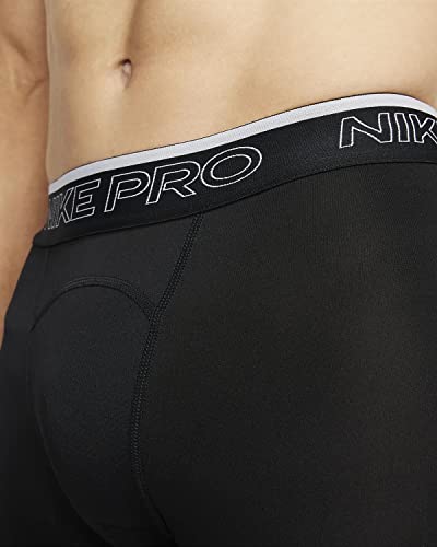 Nike Pro Dri-FIT Men's Shorts, Black/White, M