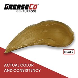 General Purpose Lithium Grease Tube | Tractor | Hitch | Farm Jack | Winch | Mower | Door Tracks | RV ATV | Amber | Single Tube | NLGI 2 | GenPurpose