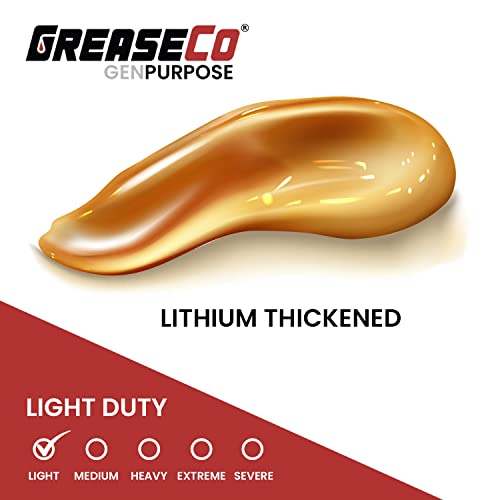 General Purpose Lithium Grease Tube | Tractor | Hitch | Farm Jack | Winch | Mower | Door Tracks | RV ATV | Amber | Single Tube | NLGI 2 | GenPurpose