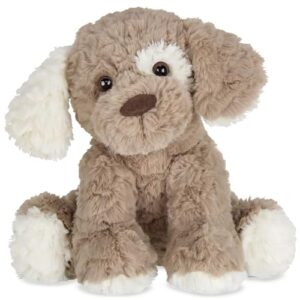 bearington beige and brown dog 11 inch stuffed dog - puppy stuffed animal - plush dog