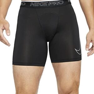 Nike Pro Dri-FIT Men's Shorts, Black/White, M