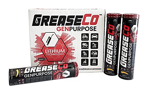 General Purpose Lithium Grease Tube | Tractor | Hitch | Farm Jack | Winch | Mower | Door Tracks | RV ATV | Amber | Single Tube | NLGI 2 | GenPurpose