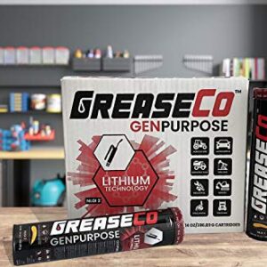 General Purpose Lithium Grease Tube | Tractor | Hitch | Farm Jack | Winch | Mower | Door Tracks | RV ATV | Amber | Single Tube | NLGI 2 | GenPurpose