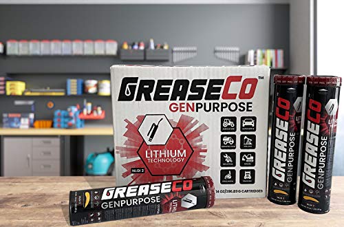 General Purpose Lithium Grease Tube | Tractor | Hitch | Farm Jack | Winch | Mower | Door Tracks | RV ATV | Amber | Single Tube | NLGI 2 | GenPurpose