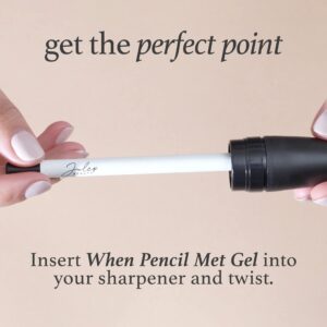 Julep When Pencil Met Gel Sharpenable Multi-Use Longwear Eyeliner Pencil - Soft Black - Transfer-Proof - High Performance Liner.