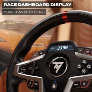 THRUSTMASTER T248P, Racing Wheel and Magnetic Pedals, HYBRID DRIVE, Magnetic Paddle Shifters, Dynamic Force Feedback, Screen with Racing Information (Compatible with PS5, PS4, PC)