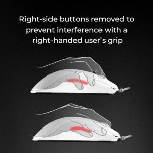 BenQ Zowie FK2-B Symmetrical Gaming Mouse for Esports White Edition | Professional Grade Performance | Driverless | Glossy Coating | Medium Size