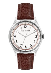 ted baker daquir men's brown leather strap (model: bkpdqs109)