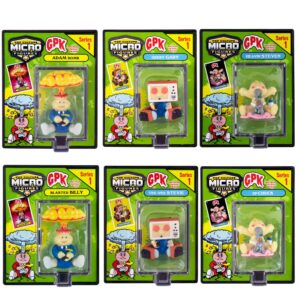 worlds smallest world's smallest gpk garbage pail kids bundle set of 6 mini figures