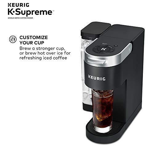 Keurig K-Supreme Single Serve Coffee Maker with Lavazza Classico, Medium Roast, 32 K-Cup Pods