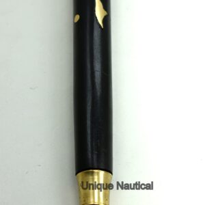 Unique Nautical Walking Cane Beautiful Handle Walking Folding Stick With Brass Handle And Brass Inlay For Men And Women