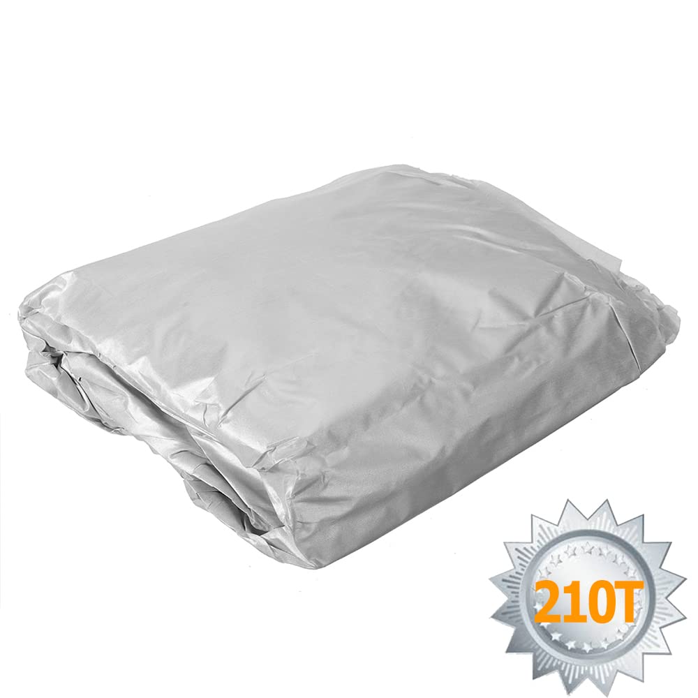 Truck Cover Waterproof All Weather Compatible with 1990-2021 F-150 Full Outdoor Truck Pickup Car Covers Lightweight Breathable Covers for Car UV Protection/Windproof/Dustproof/Scratch Resistant