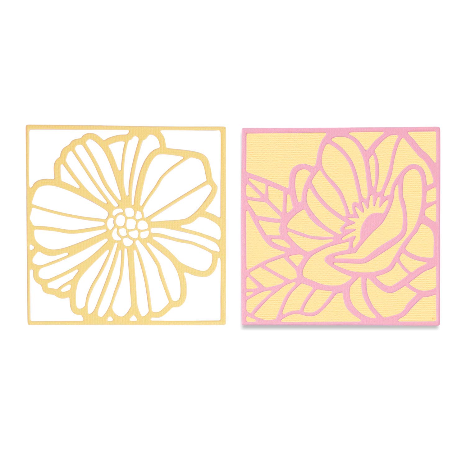 Sizzix Thinlits Die Set 3PK Floral Card Fronts by Olivia Rose, 665177, Multicolor