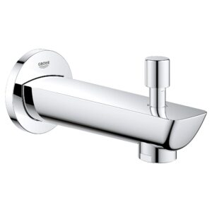 grohe 13287001 bauloop diverter tub spout, starlight chrome