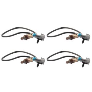 dasbecan oxygen sensor compatible with 2002-2005 chevy avalanche silverado suburban 1500 tahoe gmc sierra yukon 1500 escalade (only fit 5.3l) replace# 250-24470 (4pcs)