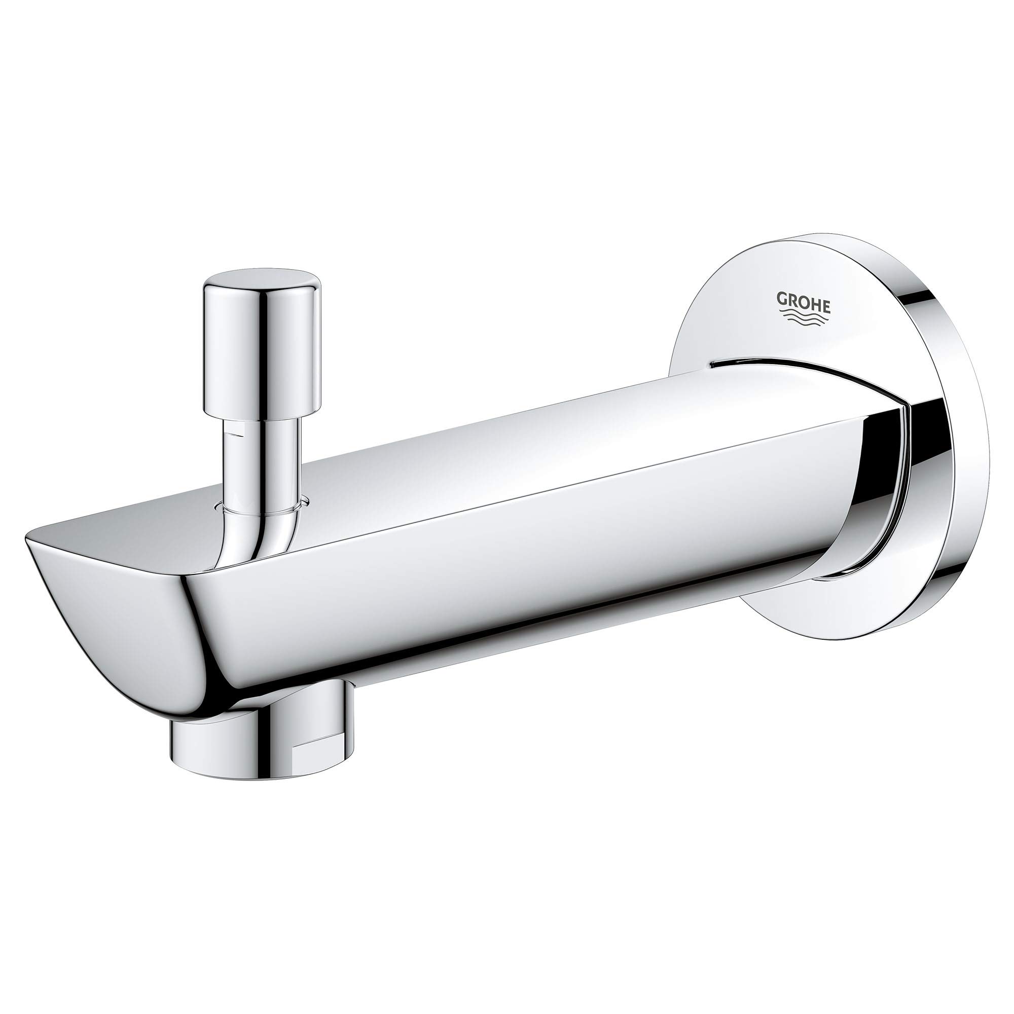 GROHE 13287001 Bauloop Diverter Tub Spout, Starlight Chrome