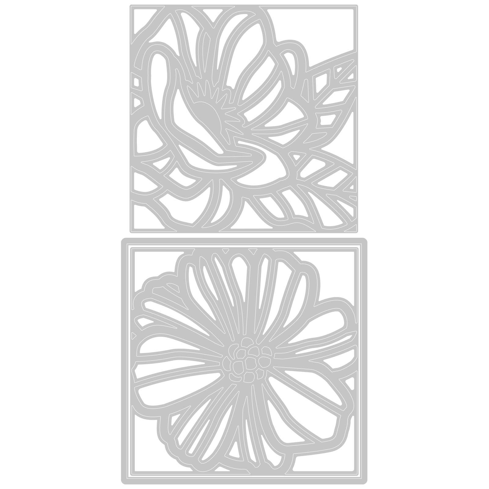 Sizzix Thinlits Die Set 3PK Floral Card Fronts by Olivia Rose, 665177, Multicolor