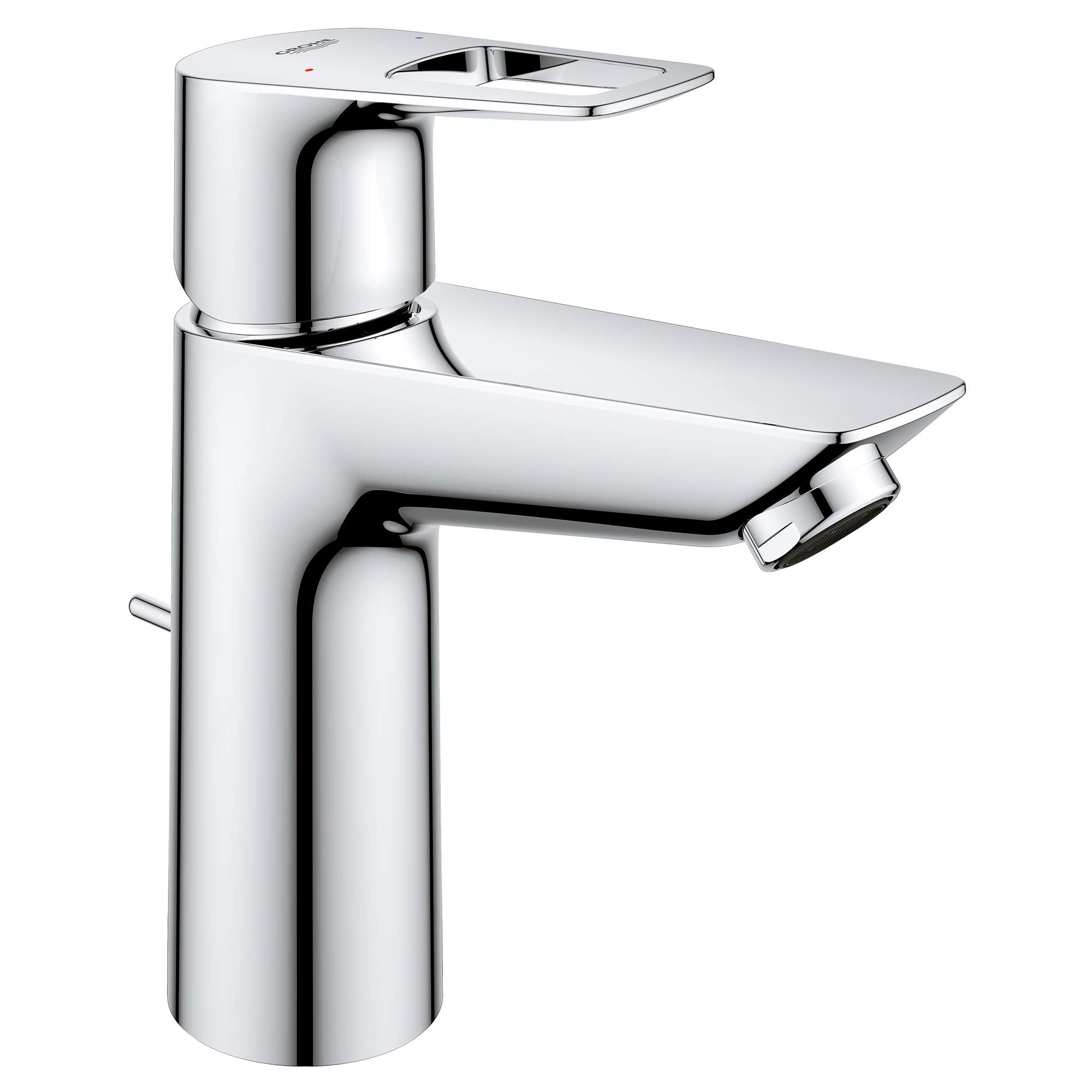 GROHE 23963001 Bauloop, Single Hole Single-Handle M-Size Bathroom Faucet 1.2 GPM, Chrome