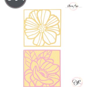 Sizzix Thinlits Die Set 3PK Floral Card Fronts by Olivia Rose, 665177, Multicolor