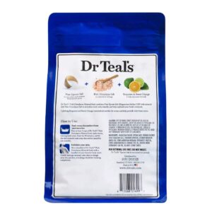 Dr. Teal's Pure Epsom Salt Bath Variety Gift Set (2 Pack, 3lbs Ea.) - Restore & Replenish Pink Himalayan, Detoxify & Energize Ginger & Clay - Essential Oils Remove Toxins 7 Help Alleviate Daily Stress