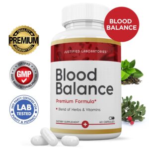 (3 Pack) Blood Balance Advanced Formula 620MG Supplement Pills 180 Capsules