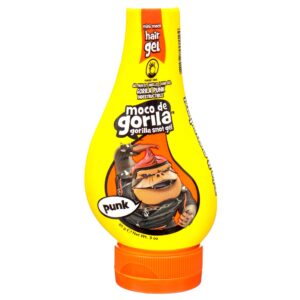 moco de gorila gorilla snot hair gel, mini punk travel size 3 oz (85g)