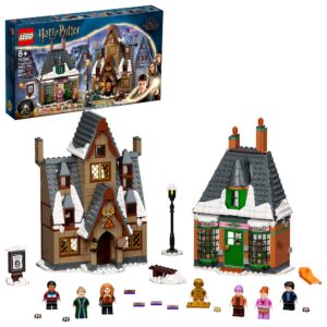 lego harry potter hogsmeade village visit 76388 building toy, 20th anniversary set with collectible golden ron weasley minifigure, birthday gift for idea for kids, girls and boys ages 8+