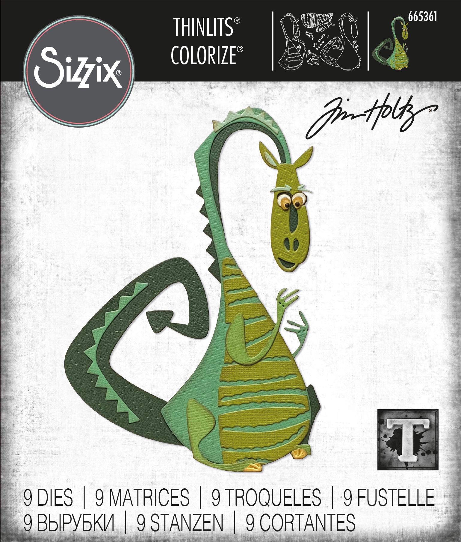 Sizzix Thinlits Die Set | Rupert by Tim Holtz