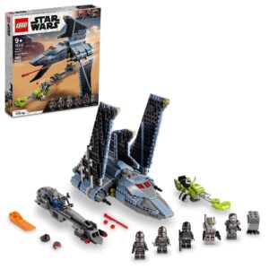 lego star wars the bad batch attack shuttle 75314 awesome toy building kit with 5 minifigures; new 2021 (969 pieces)