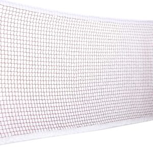 JSAHAH Badminton Net Nylon Portable Tennis Net Set - for Tennis Sport Net for Indoor/Outdoor, Backyard,Schoolyard,Garden, 20 FT x 2.5 FT (without Frame)