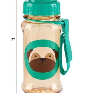 Skip Hop Toddler Sippy Cup with Straw, Zoo Straw Bottle, Pug