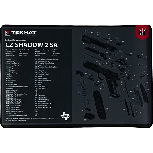 TekMat CZ Shadow 2 SA Gun Cleaning Mat