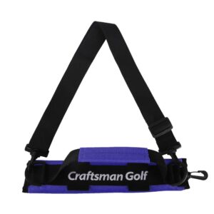 craftsman golf portable mini carry bag shoulder sleeve bag ideal for golf course (blue (update))