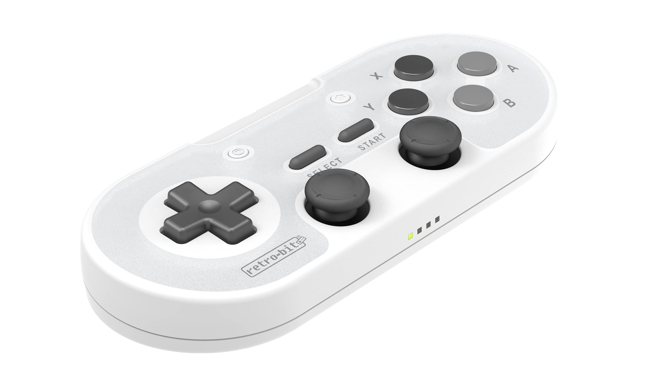 Retro-Bit Legacy 16 Wireless 2.4GHz Controller for SNES, Switch, PC, MacOS, RetroPie, Raspberry Pi and Other USB Devices (Classsic Gray)