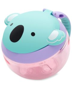 skip hop baby snack container, zoo snack cup, koala