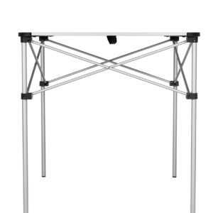 KingCamp KC3961_Silver Camping Table, 27.5"×27.5"×27.1"