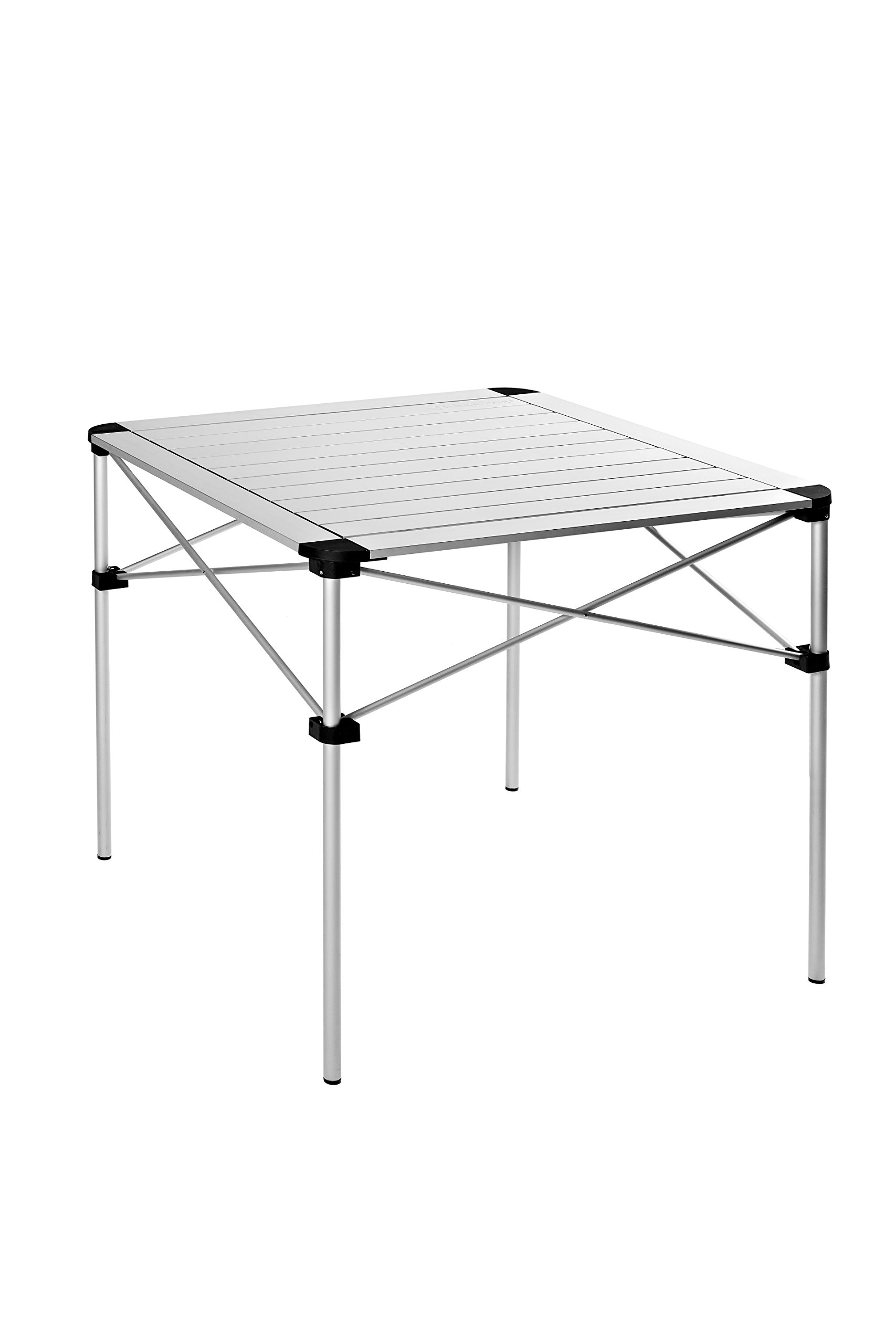 KingCamp KC3961_Silver Camping Table, 27.5"×27.5"×27.1"