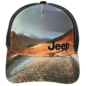 Jeep Premium Mojave Mountains View Hat Black