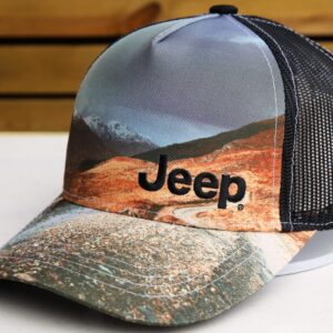 Jeep Premium Mojave Mountains View Hat Black