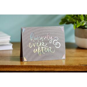 Cricut Joy Insert Cards Small, Gray/Silver Holographic